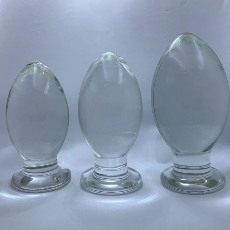 Glass Anal Pulg Anal Expandsion Trainer Crystal Butt Plug Massage ...