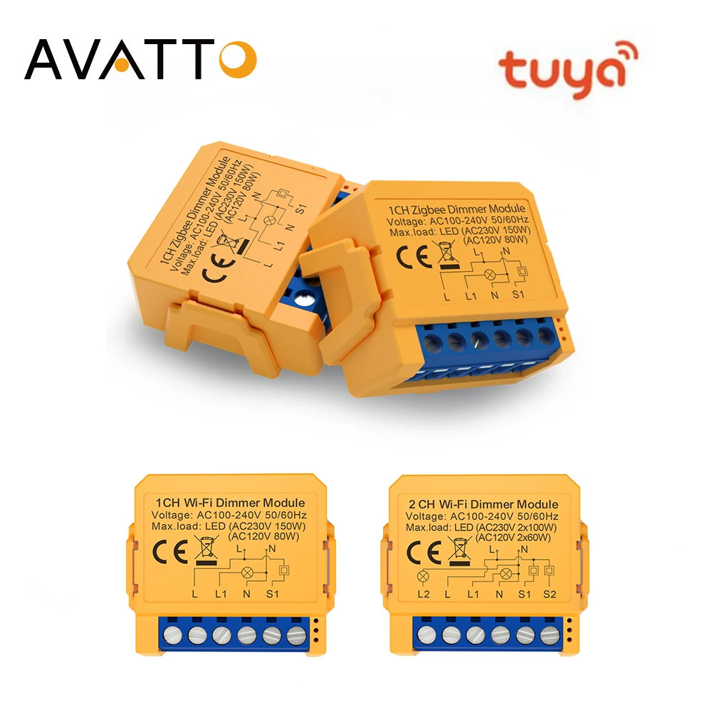 AVATTO-Tuya-WiFi-Zigbee-Smart-Dimmer-Switch-Module-Supports-2-Way ...