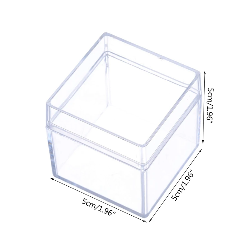 H55A-12pcs-Clear-Acrylic-Square-Cube-Candy-Box-Treat-Gift-Boxes ...