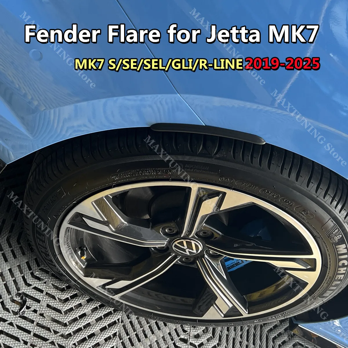 ClubSport Style Rear Wheel Arch Fender Flares Mudguards for VW Jetta ...