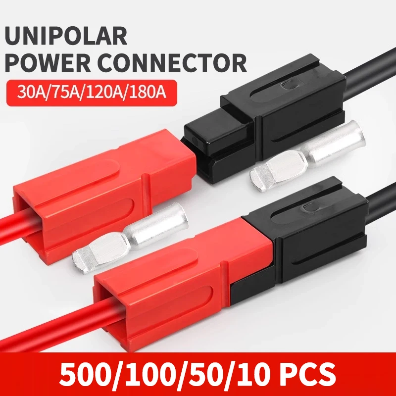 10-50-100-500-Pcs-Anderson-Plug-30A-Amp-600V-Power-Marine-Connector ...