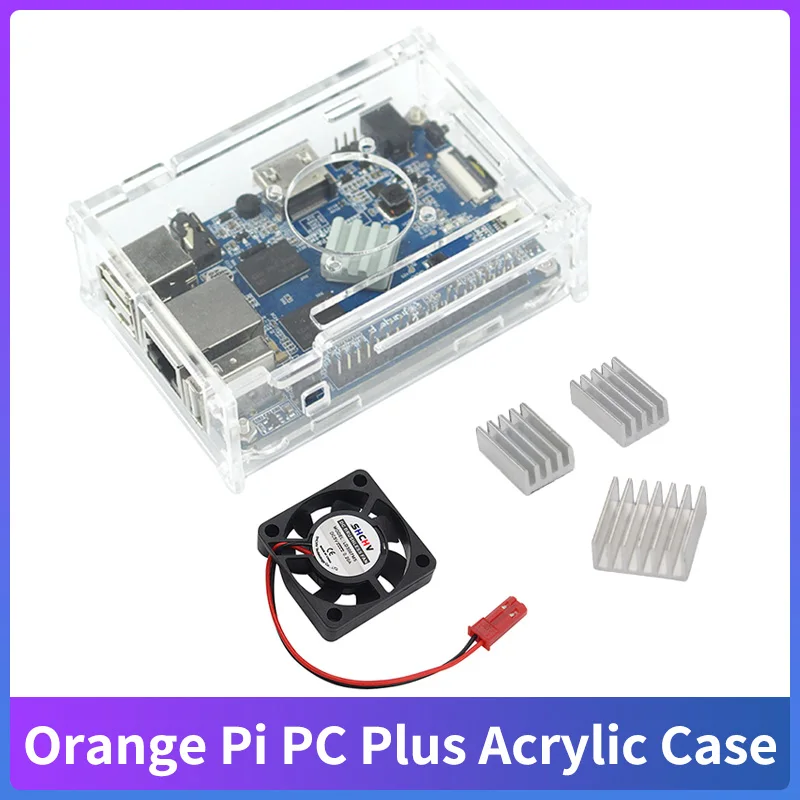 Orange-Pi-PC-Plus-Acrylic-Case-Transparent-Plastic-Clear-Box-Optional ...