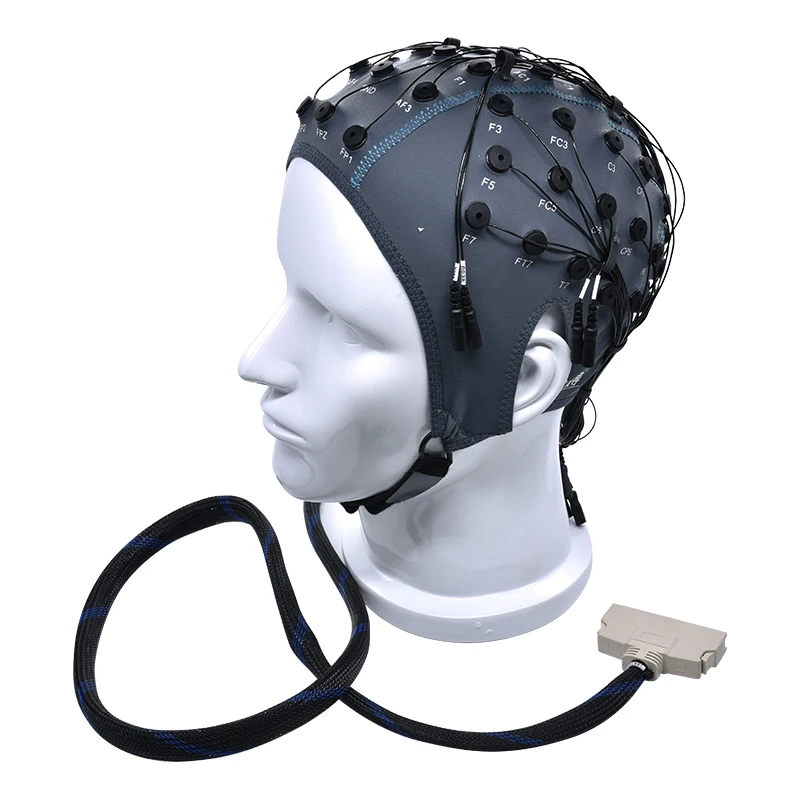 High-density-EEG-caps-with-sintered-AgAgCl-coated-gold-eeg-electrodes ...