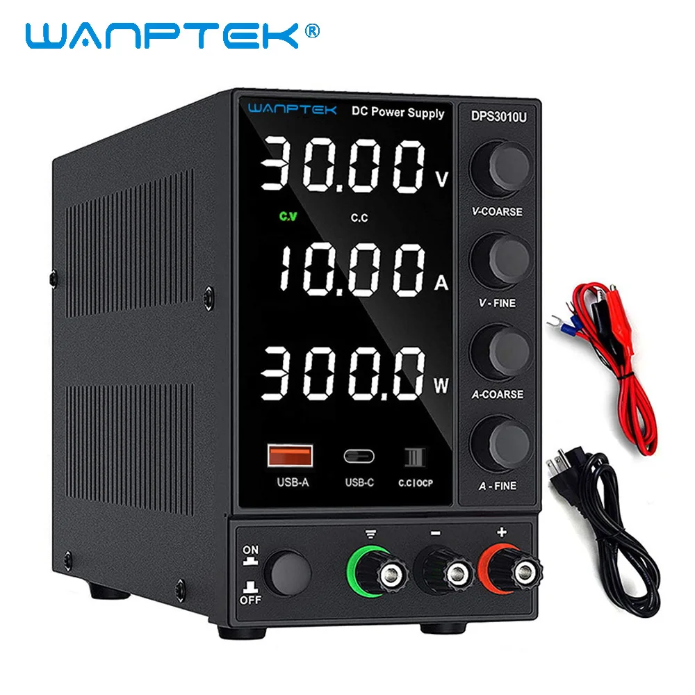 Wanptek-Ajust-vel-Lab-Bench-Power-Supply-Ajustar-a-Fonte-de-Energia-DC ...