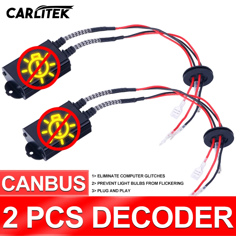 H7 Car Load Resistor Error Canceler LED Decoder Canbus Free Wiring ...