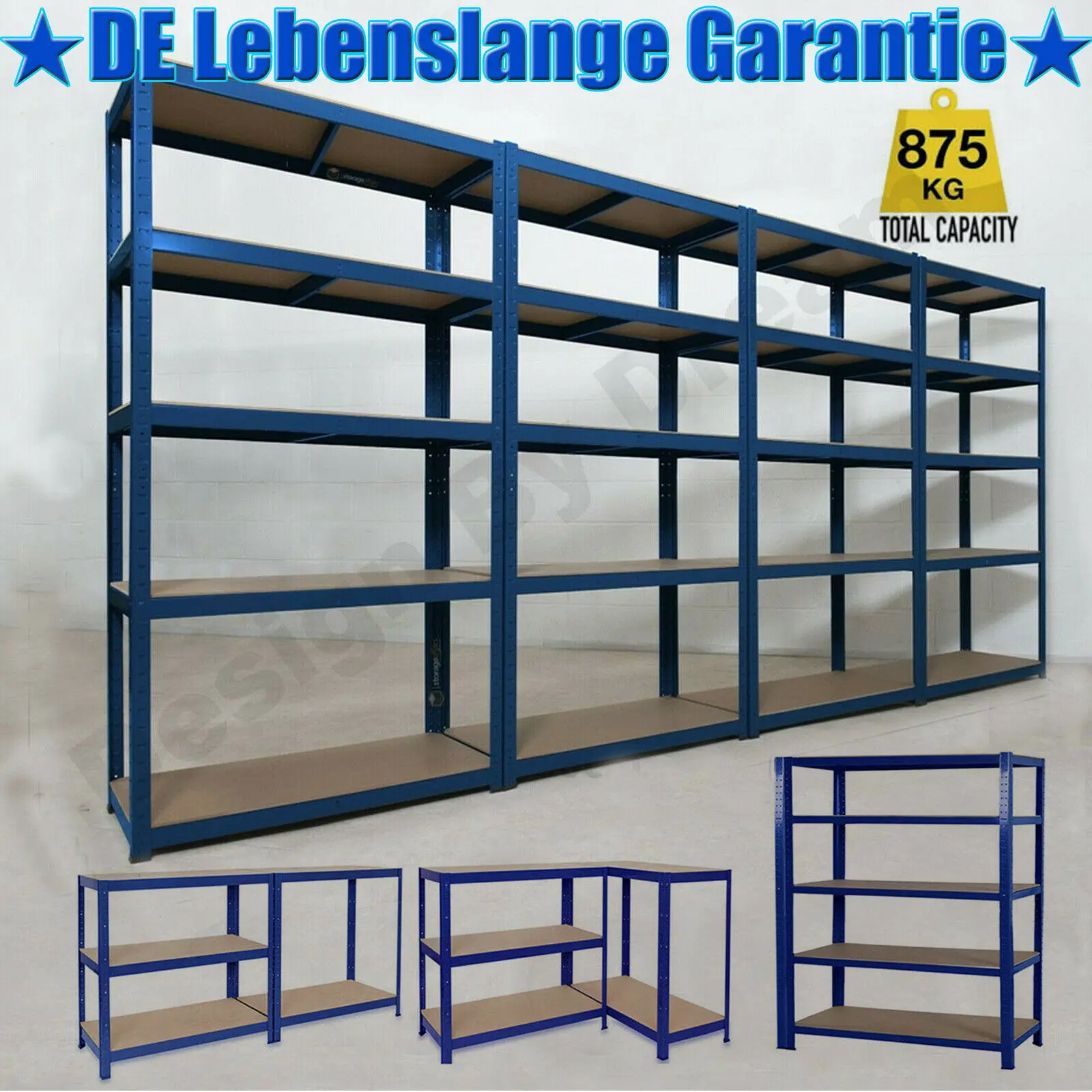 Dayplus-Lager-regal-Hoch-leistungs-verstellbares-schrauben-loses ...