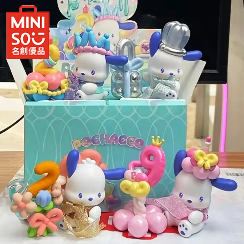Miniso-Pochacco-Blind-Box-Ballon-Party-Serie-Figur-Anime-mysteri-se ...