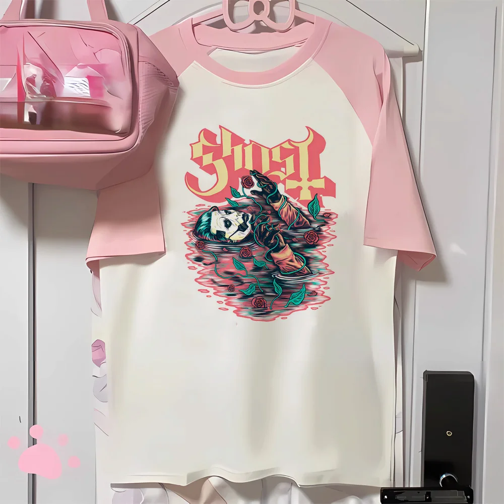 Ghost Band Tee women graphic tee funny summer tshirt female streetwear ...