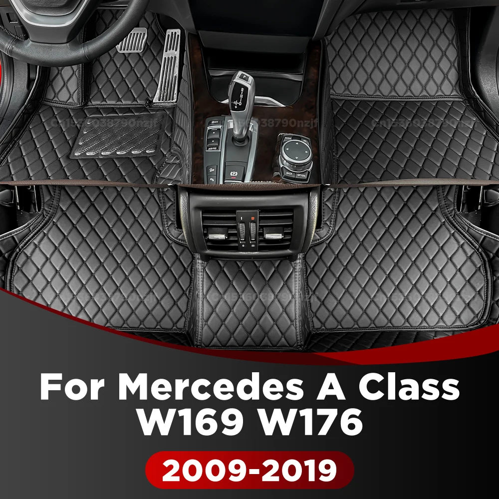 For Mercedes Benz A class W169 W176 2009-2019 Custom Car Floor Mats ...
