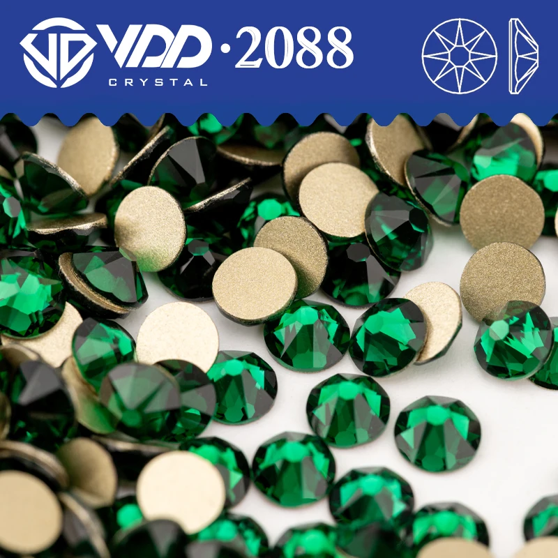 VDD-022-Emerald-SS16-SS30-2088-Rhinestones-Crystal-High-Quality-8-Big-8 ...