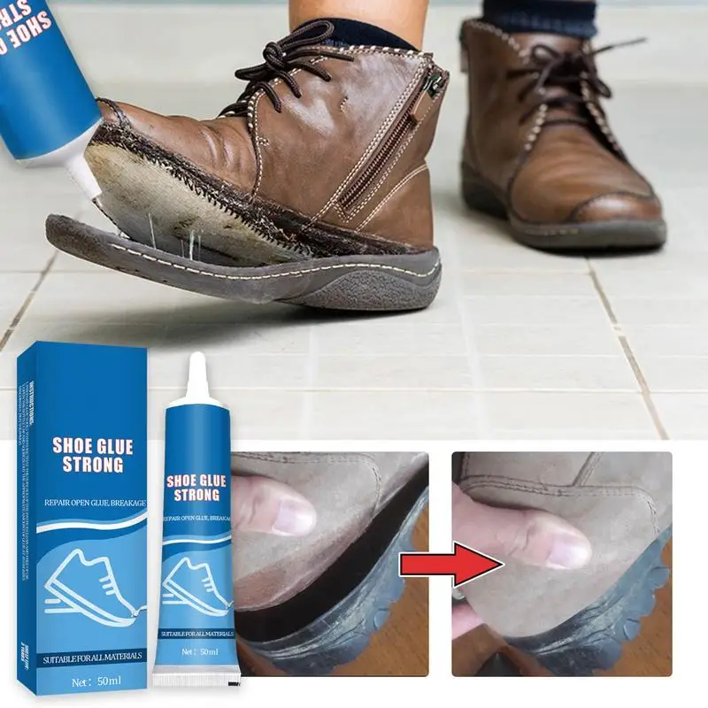 50mL-Strong-Shoe-Glue-Adhesive-Worn-Shoes-Repairing-Glue-Sneakers-Boot ...