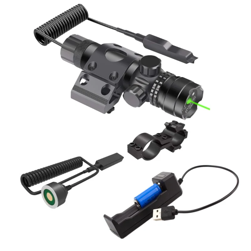 Tactical-Rifle-Laser-Sight-with-20mm-Rail-Mount-Laser-Scope-Sight-with ...