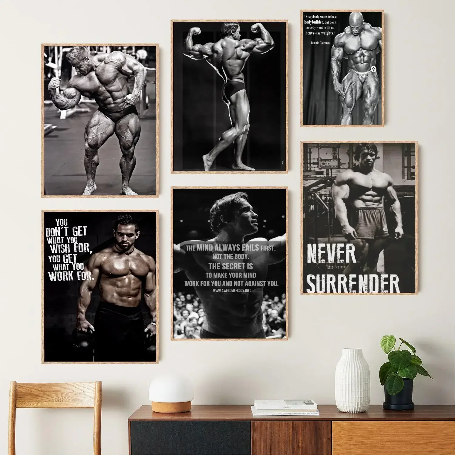 bodybuilding-Poster-Prints-Canvas-Painting-Wall-Art-Poster-For-Modern ...