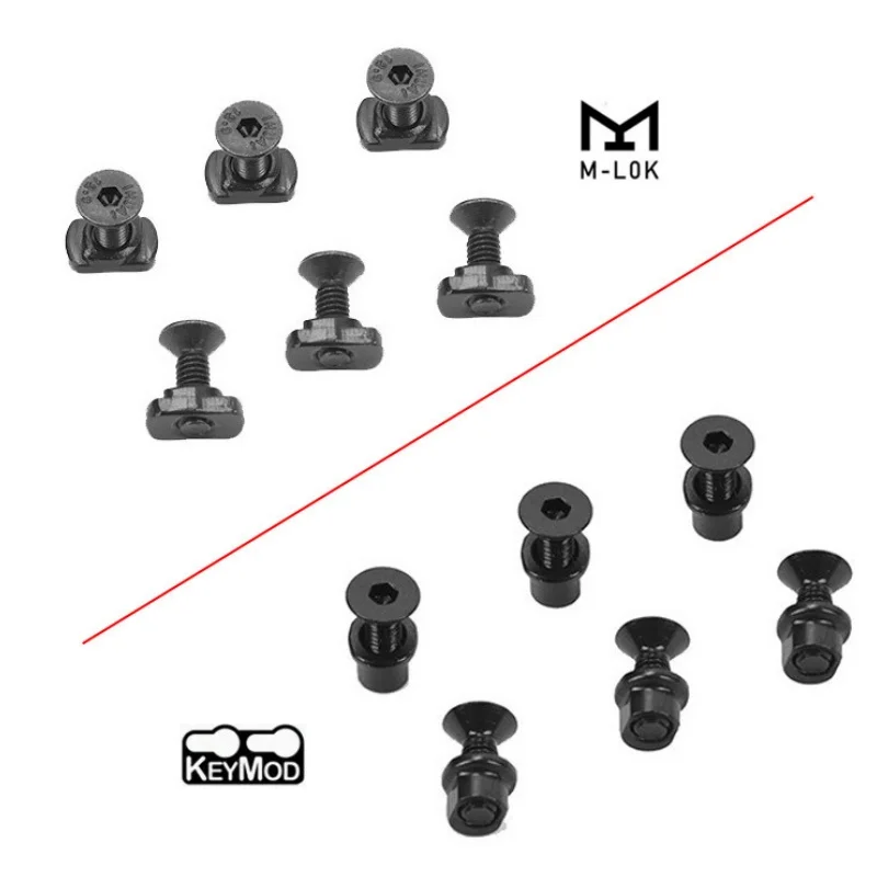 500sets/pack MLOK M-LOK Screw And T Nut Replacement Set Hardness 12.9 ...