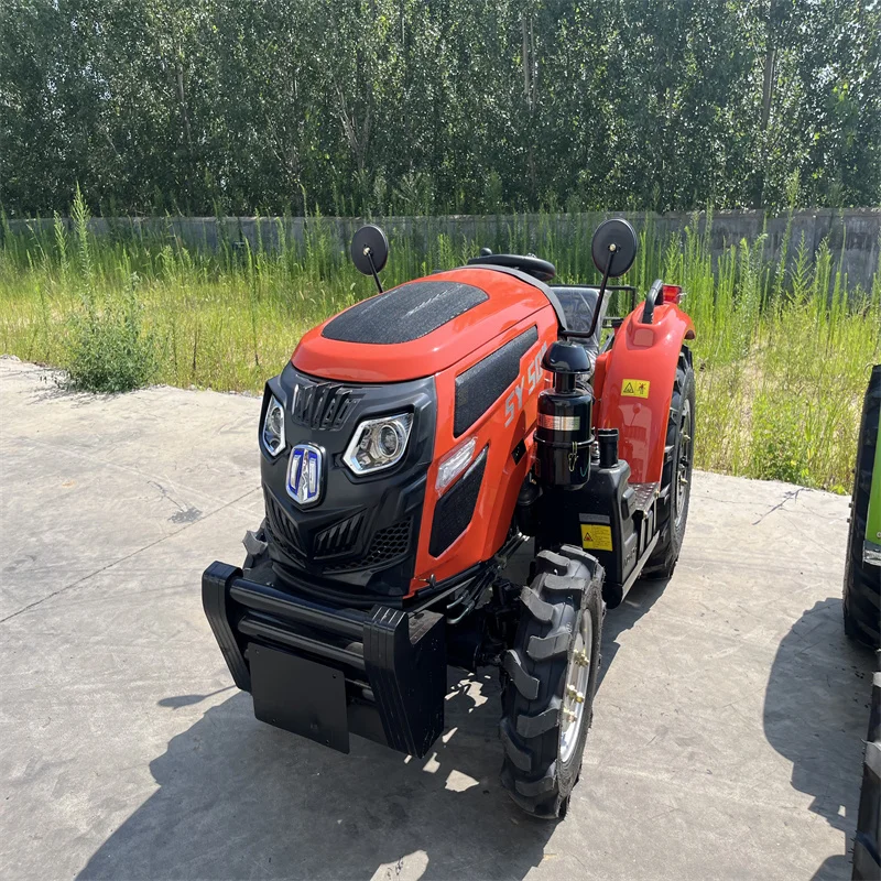 SYNBON Tractor agrícola compacto, minijardín, 4 ruedas, 50HP 2wd/4wd ...