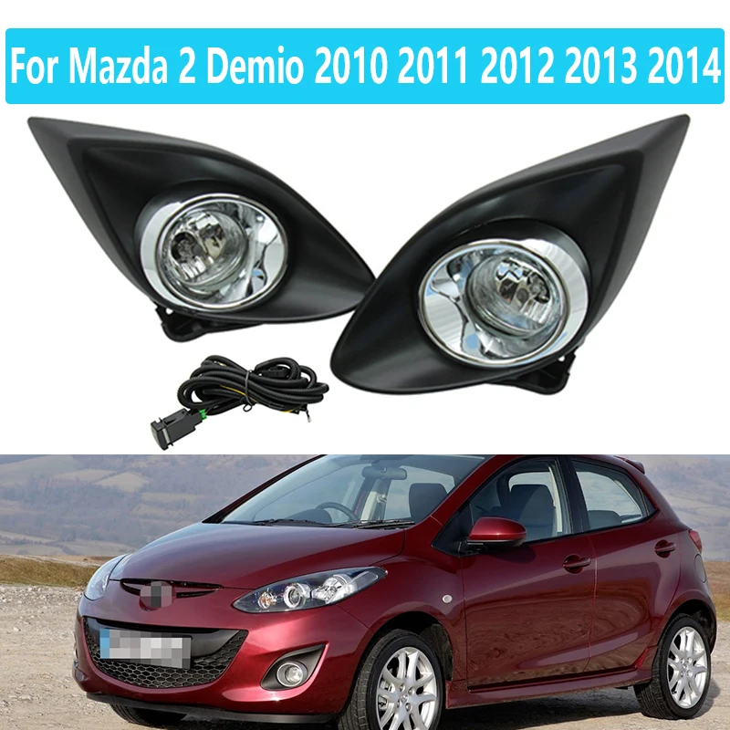 For Mazda 2 Demio 2010 2011 2012 2013 2014 1set Front Fog Lights Car ...