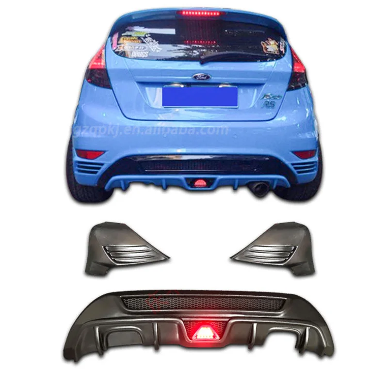 Rear-spoiler-diffuser-With-lamp-From-2009-to-2016-ford-fiesta-Rear ...