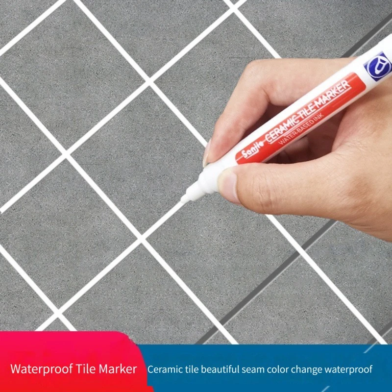 Tile Pen Wall Grout Restorer Pen Repair | Marker Tiles Bathrooms ...