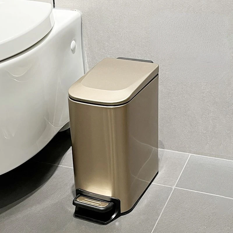 Quality-Stainless-Steel-Dustbin-Toilet-Sewn-Narrow-Sanitary-Bin-Foot ...
