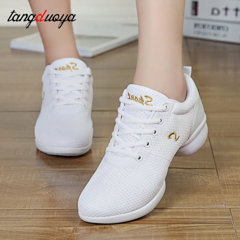 Dancing Shoes For Women Breathable Big Size 42 Jazz Dance Shoes Sport ...