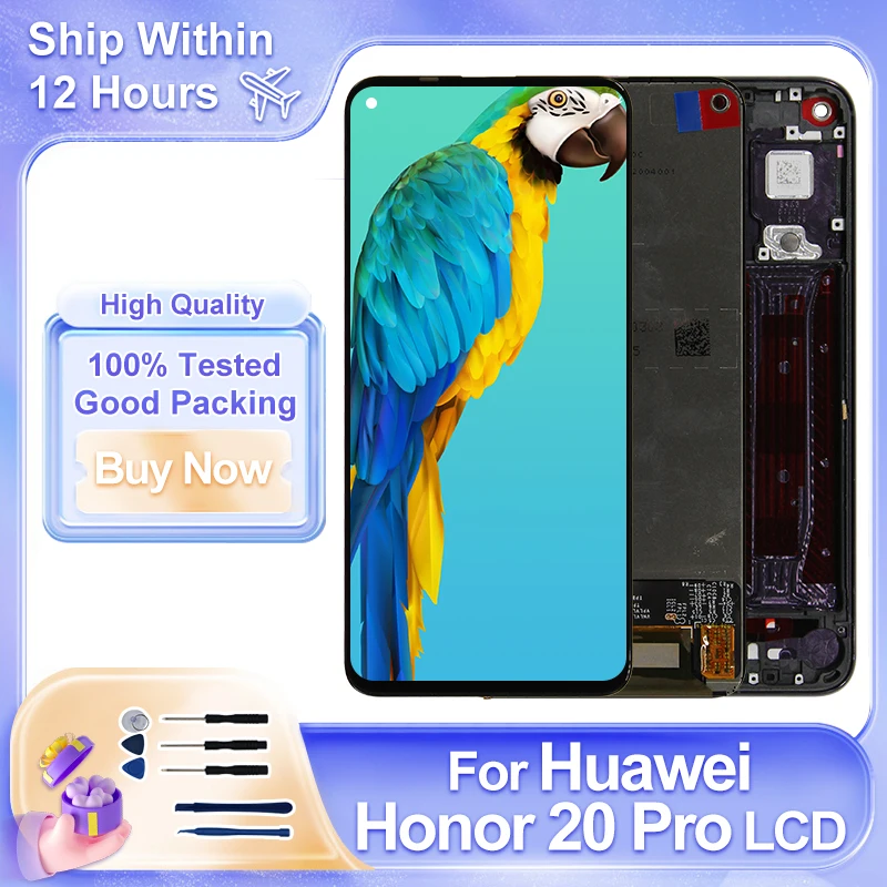 For-Huawei-Honor-20-Pro-LCD-YAL-AL10-YAL-L41-Display-Touch-Screen ...