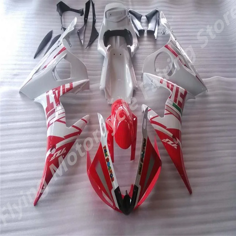 Hot-sale-body-work-for-R6-fairing-kit-2003-2004-2005-white-red-Fairing ...