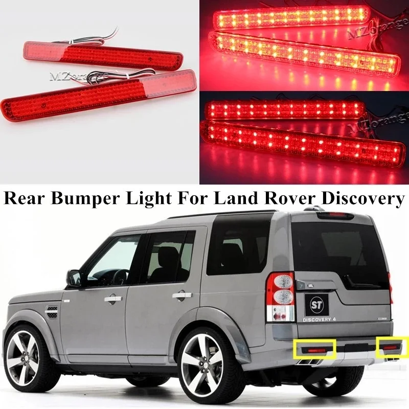 2pcs Led Rear Bumper Reflector Light For Land Rover Discovery 3 4 Ly021 ...
