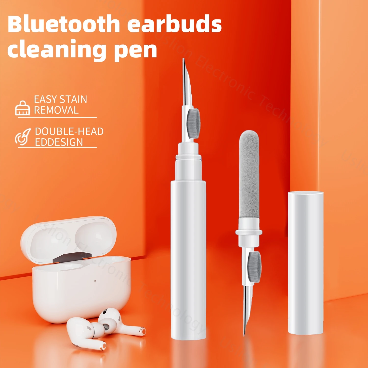 Bluetooth Earbuds Cleaning Pen for Airpods Pro 2 Double-Head Earphones ...