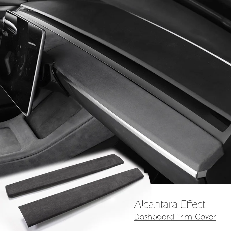 For-Tesla-Model-3-Y-2021-2023-Interior-Modification-Dashboard-Door-Wood ...