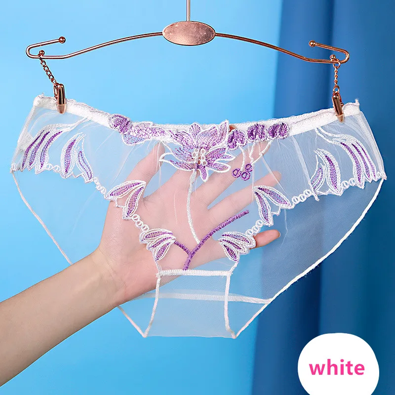 Transparente-sexy-Frauen-H-schen-hei-e-Dessous-Blumen-weibliche-Unterhosen-charmante-gro-e ...