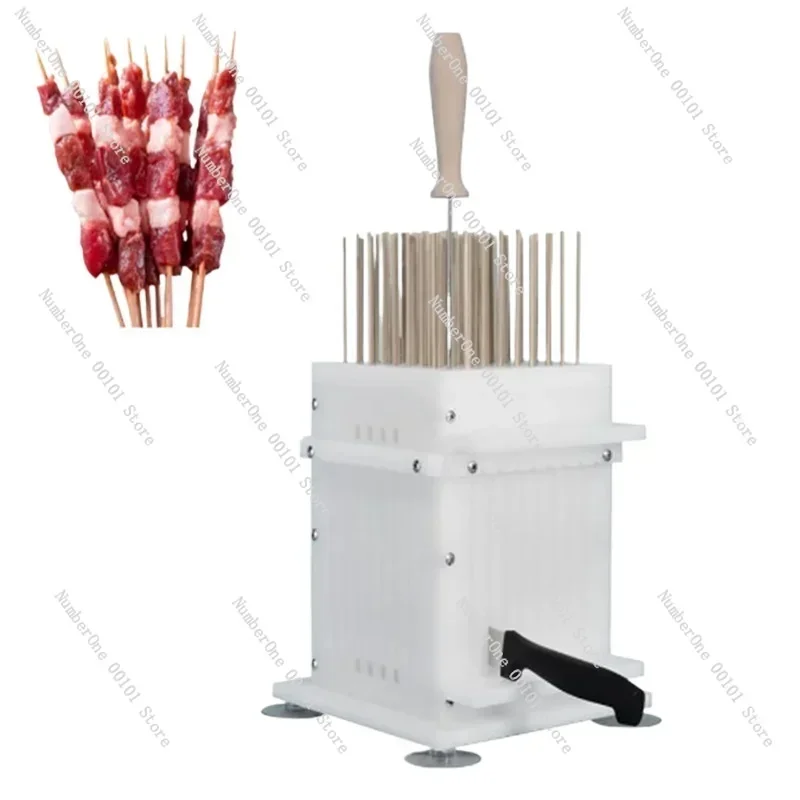 Manual Mutton Beef Meat Skewers Machine Lamb Skewer String Device ...