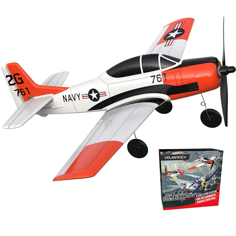 Volantex-761-9-Aircraft-2-4G-6-Axis-Foam-T28-RC-Fighter-Glider-EPP-4CH ...