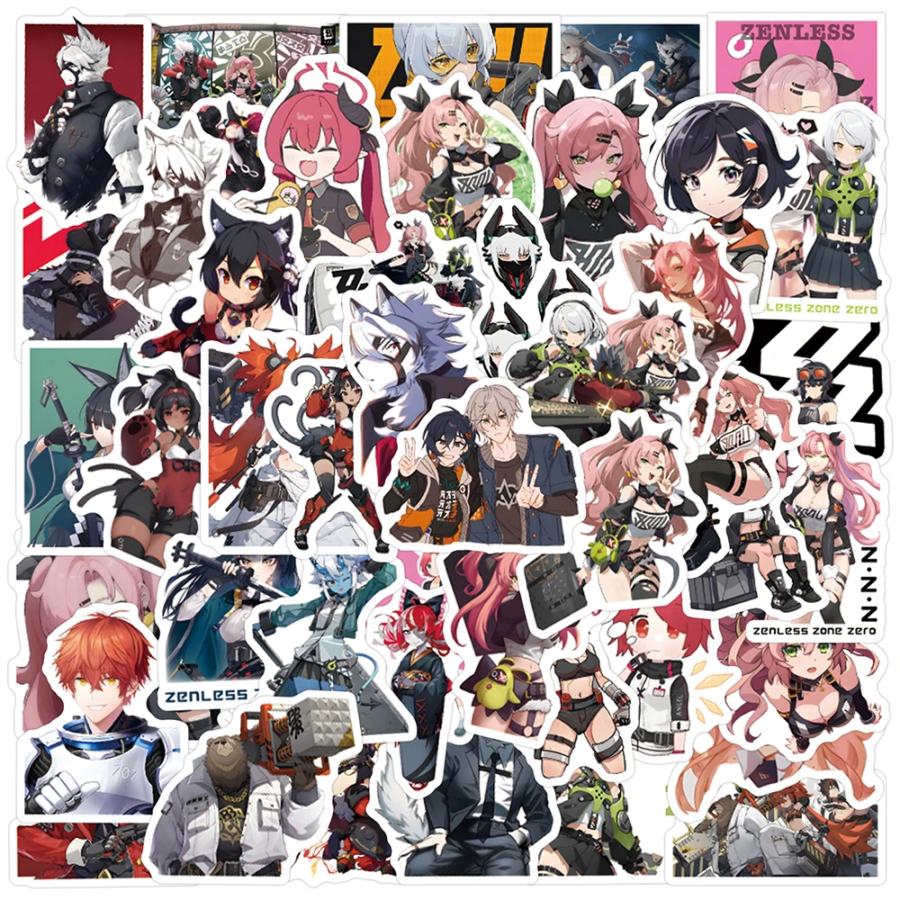 10-30-60pcs-Zenless-Zone-Zero-Stickers-Nicole-Demara-Hoshimi-Miyabi ...
