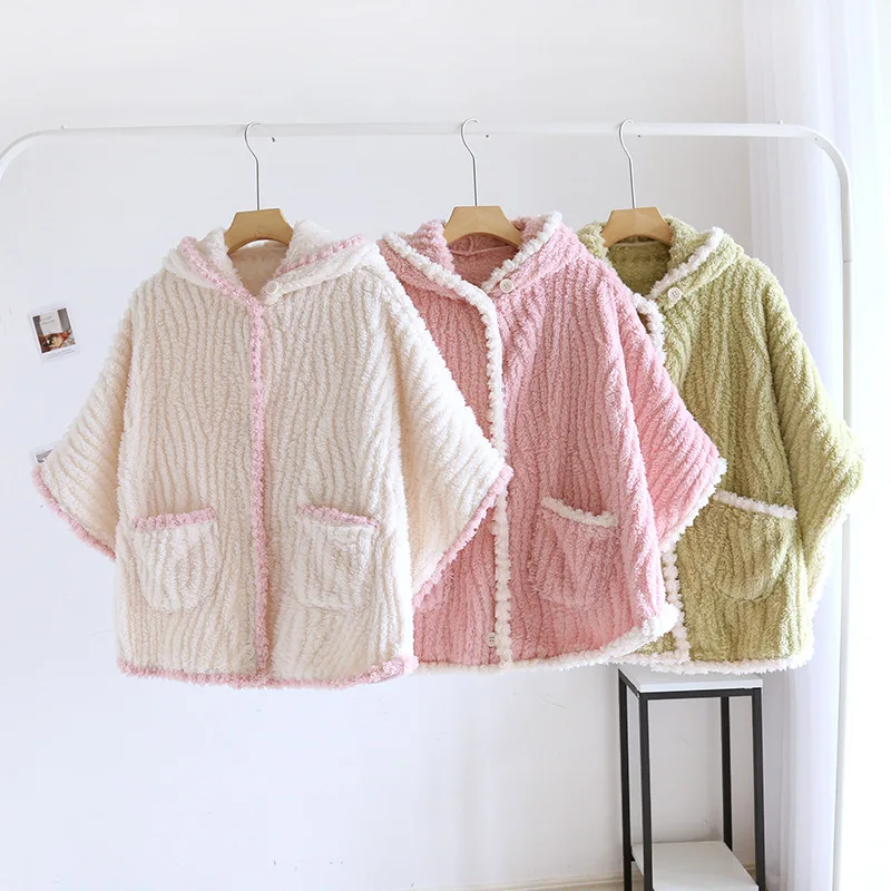 Flannel Home Clothes | Flannel Pajamas Coat | Flannel Shawl | Flannel ...
