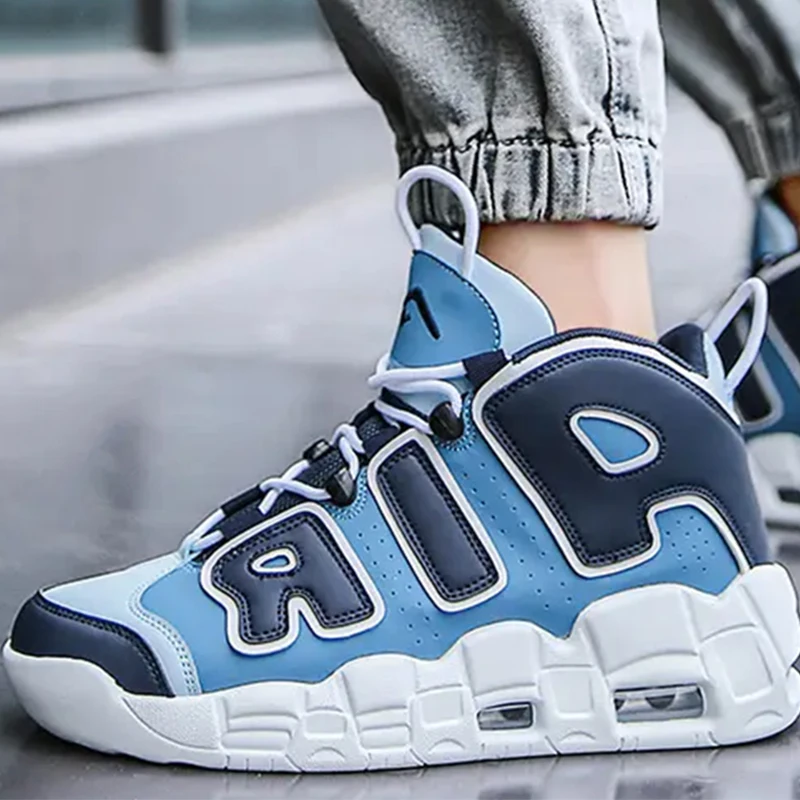 NEW-Men-Shoes-Casual-Sneakers-High-Top-Air-Basketball-Tennis-Lace-Up ...