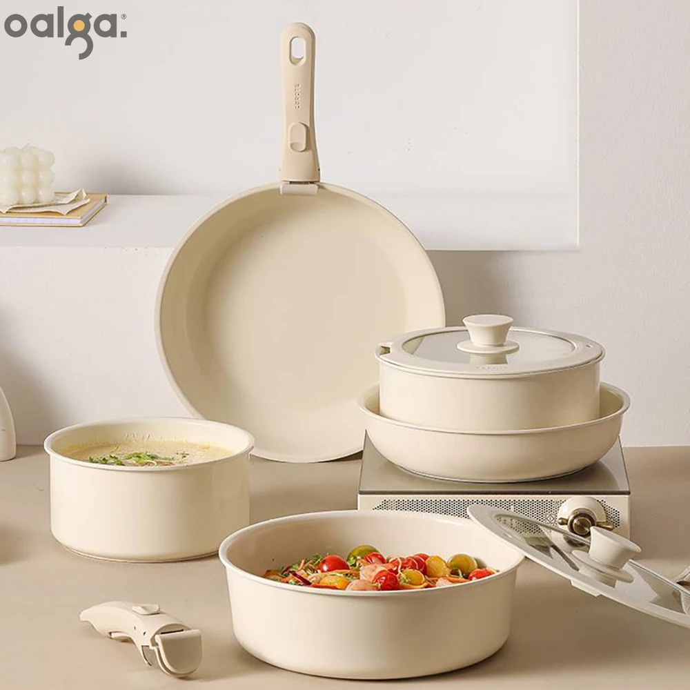 Ceramic-Removable-Handle-Non-Stick-Pan-Household-Pot-Set-Wok-Soup-Pot ...