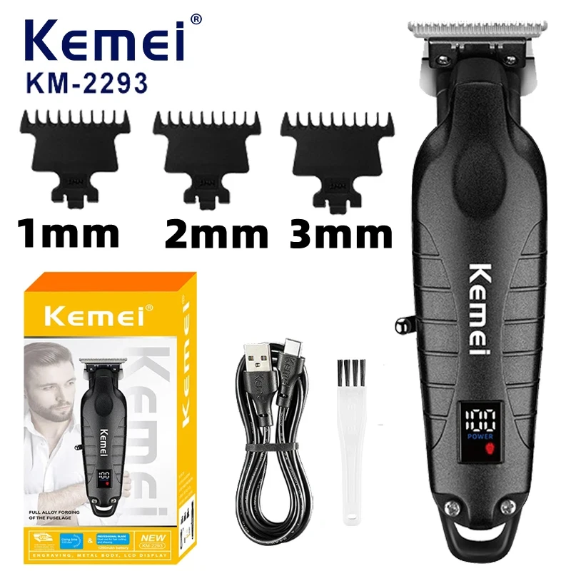 KEMEI-Men-Hair-Clippers-for-Hair-Cutting-Professional-Cordless-Barber ...