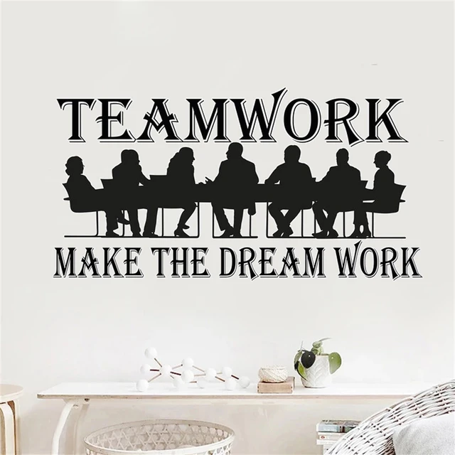 Teamwork Makes The Dreamwork Poster