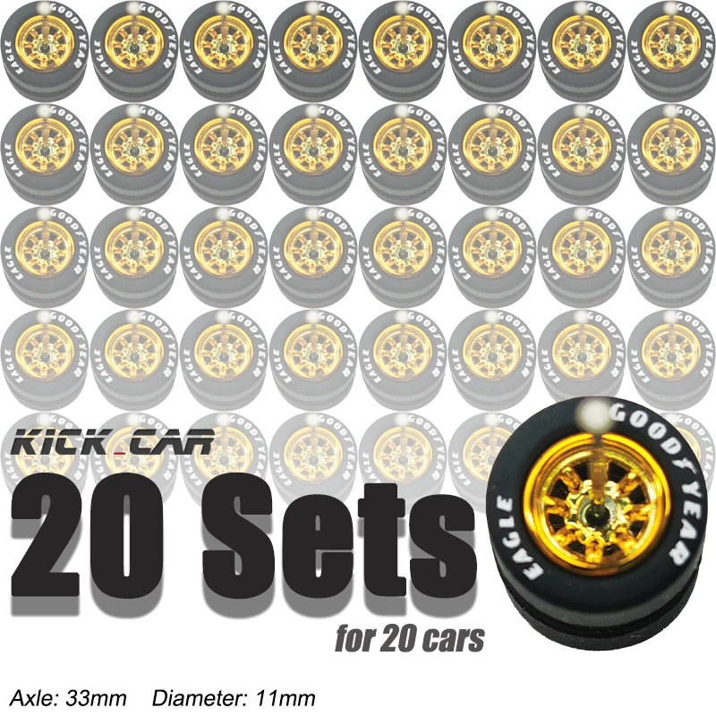 20-Sets-1-64-Wheels-for-Model-Car-Hotwheels-with-Rubber-Tires-Basic-ABS ...