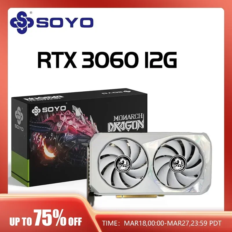 SOYO-New-Gaming-Graphics-Cards-NVIDIA-GeForce-RTX-3060-12GB-GDDR6-192 ...