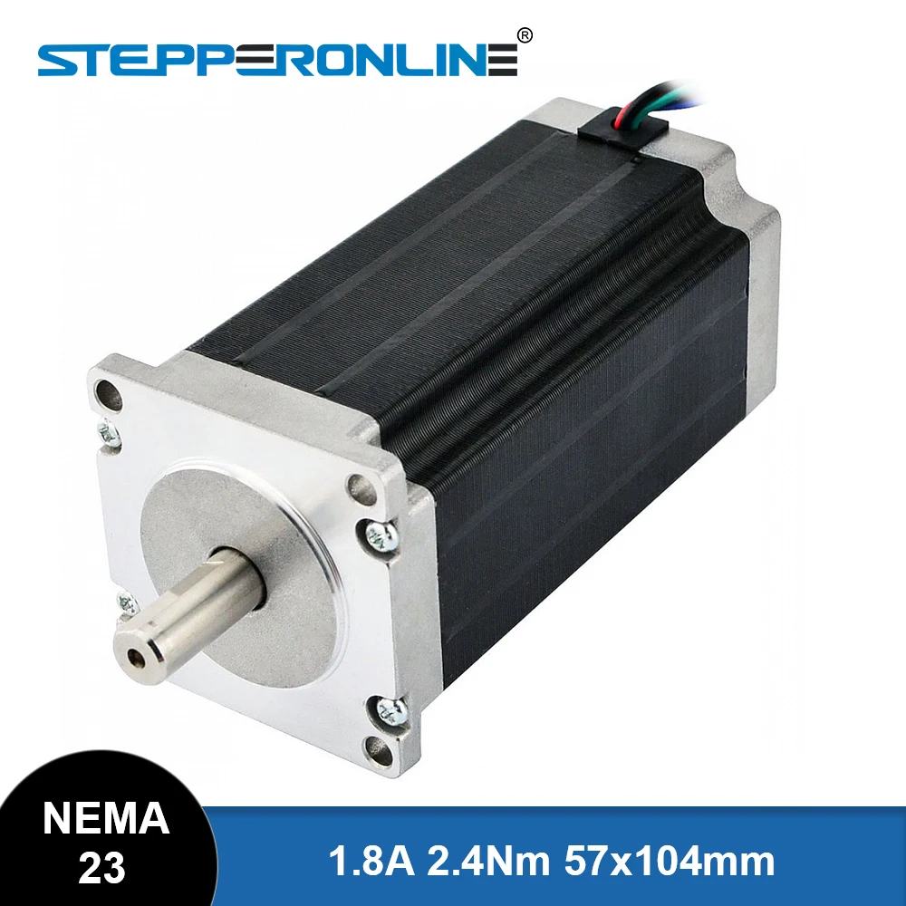 Stepping-Motor-2-4Nm-1-8A-8mm-Shaft-Nema23-Stepper-Motor-4-lead-57 ...