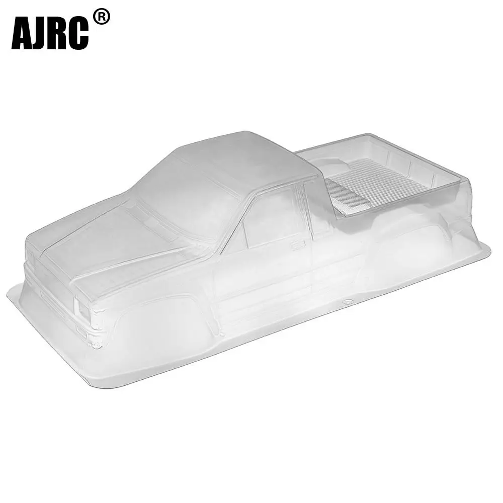 12.3inch 313mm Wheelbase Clear Pickup Body Shell Kit For 1/10 Rc Crawler Trx4 Axial Scx10 Scx10 ...