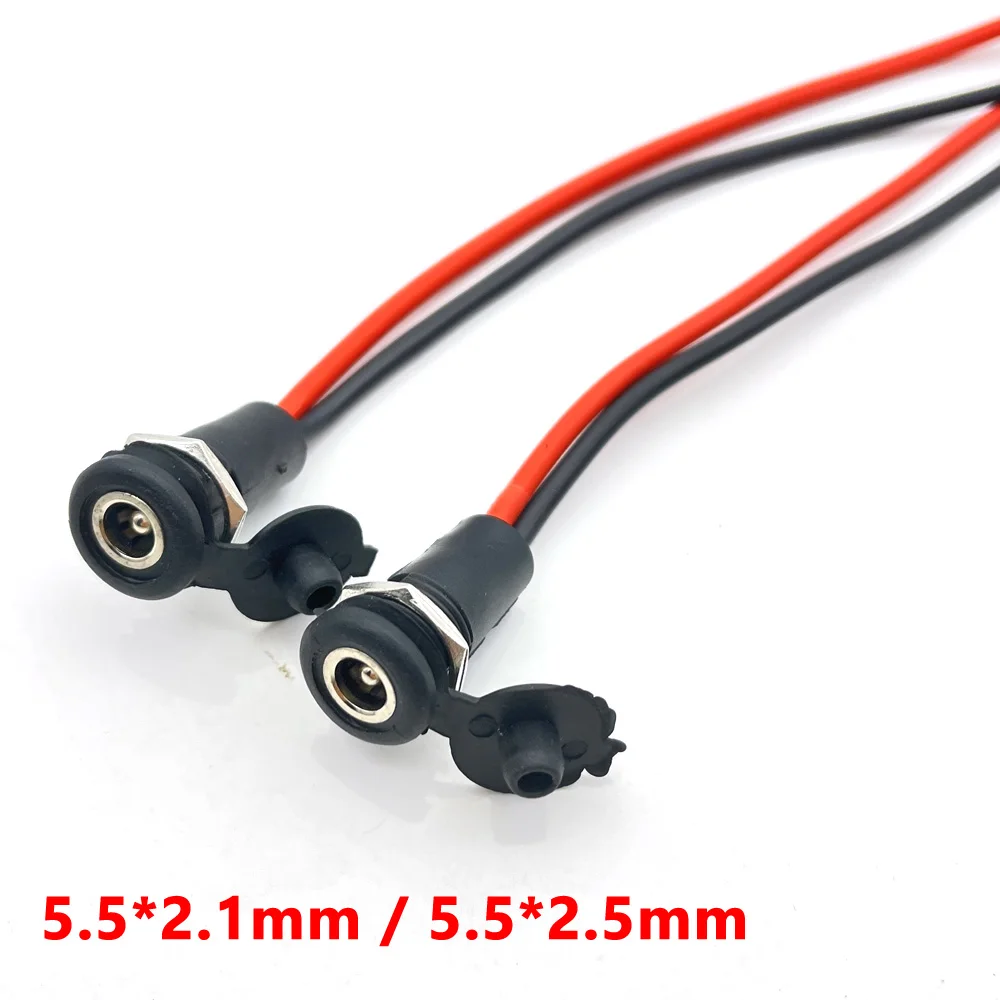 2pcs/lot DC 5.5*2.1mm/5.5*2.5mm Socket DC Power Supply Jack Socket Plug ...