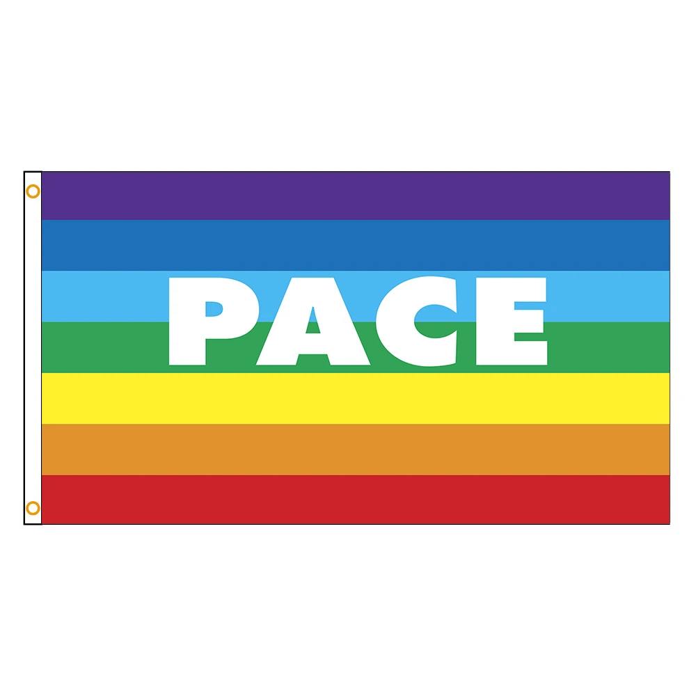 90x150cm-World-Peace-Pace-Rainbow-1961-Flag-Polyester-Printed-Banner ...