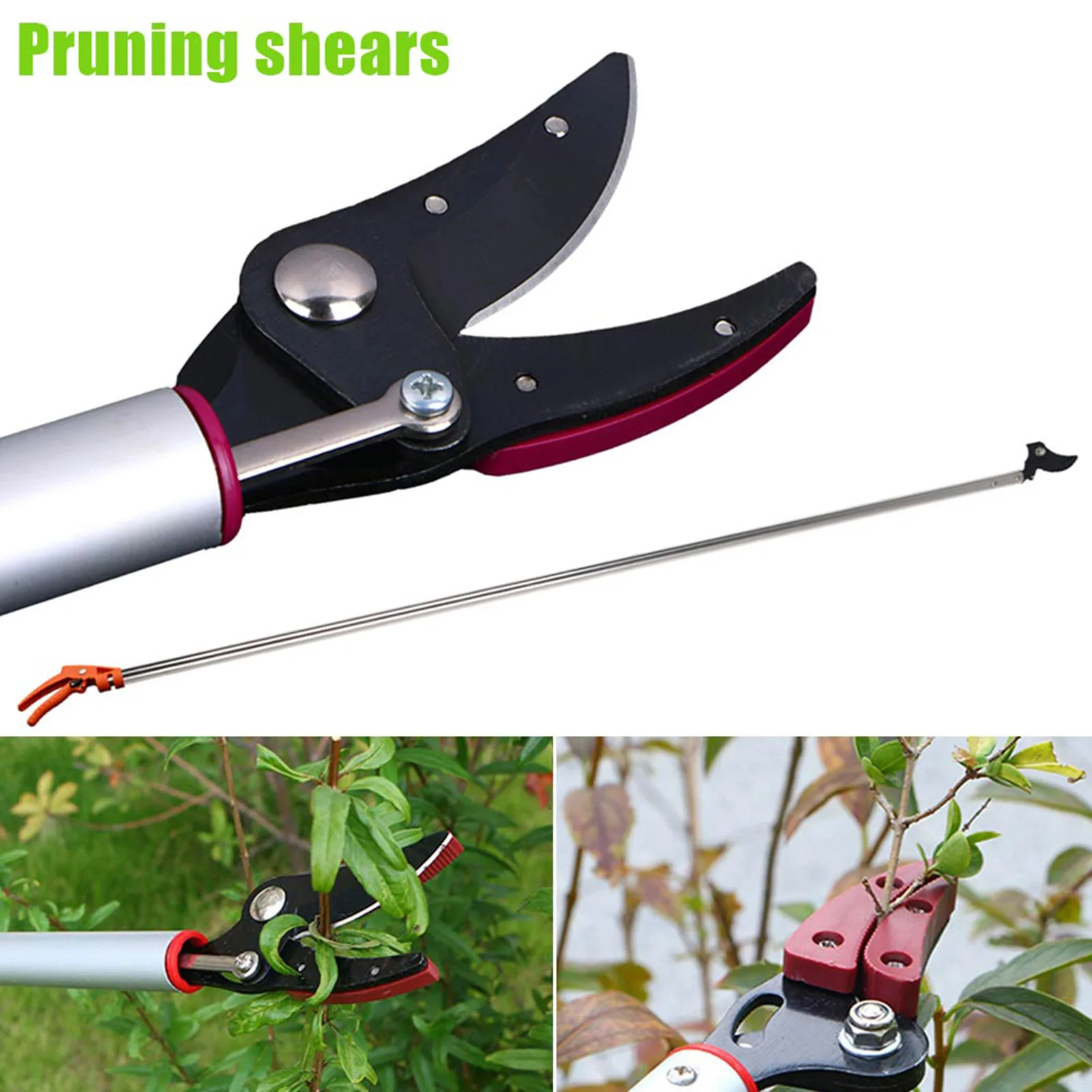 Long-Reach-Tree-Pruner-with-Ergonomic-Grip-Rust-Resistant-Pruner ...
