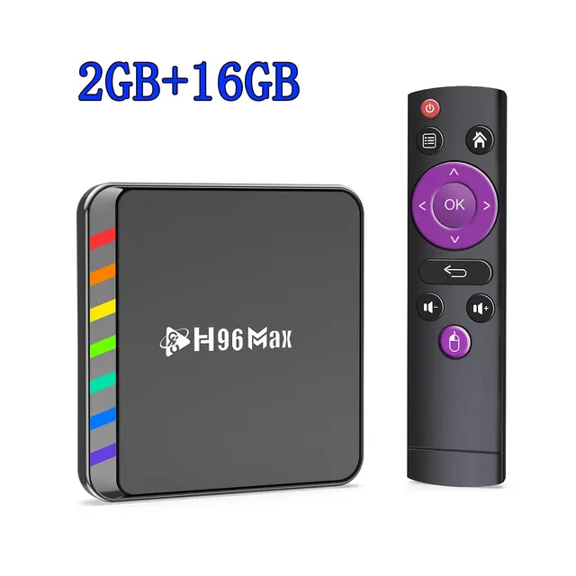 Smart TV Box Android 11 S905W2 4GB 32GB 64GB AV1 Quad Core WIFI6 4K H96 ...