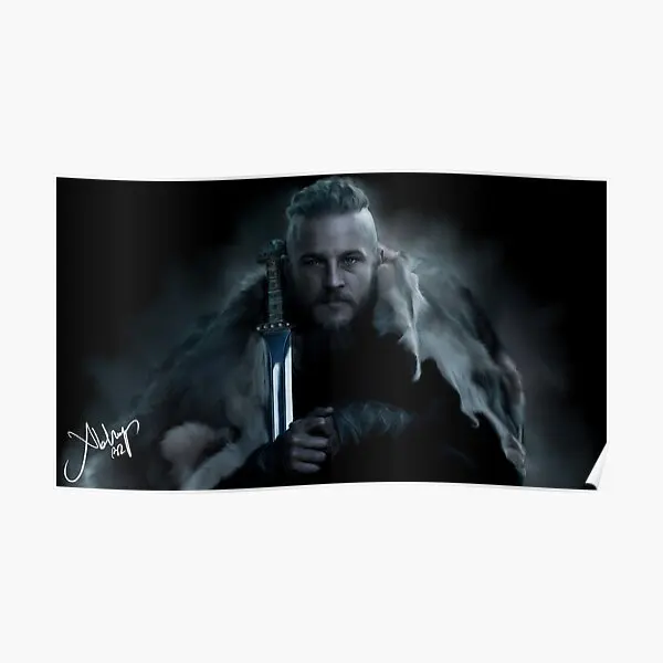 Ragnar-Poster-Vintage-Decoration-Funny-Wall-Painting-Room-Print-Mural ...