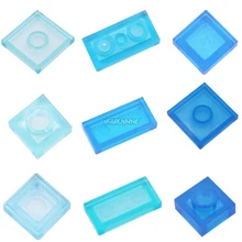 MARUMINE Blocks Brick Transparent Parts 1x1 1x2 2x2 Tile Base Plate ...