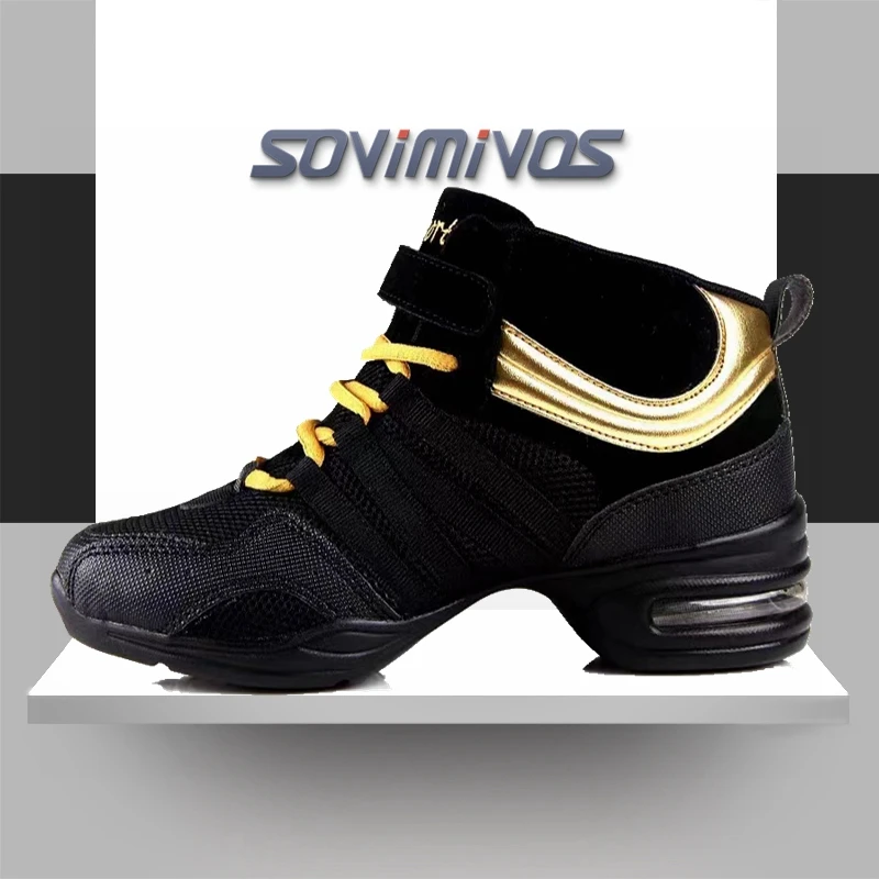 Women-s-Jazz-Shoes-Lace-up-Sneakers-Breathable-Air-Cushion-Lady-Split ...