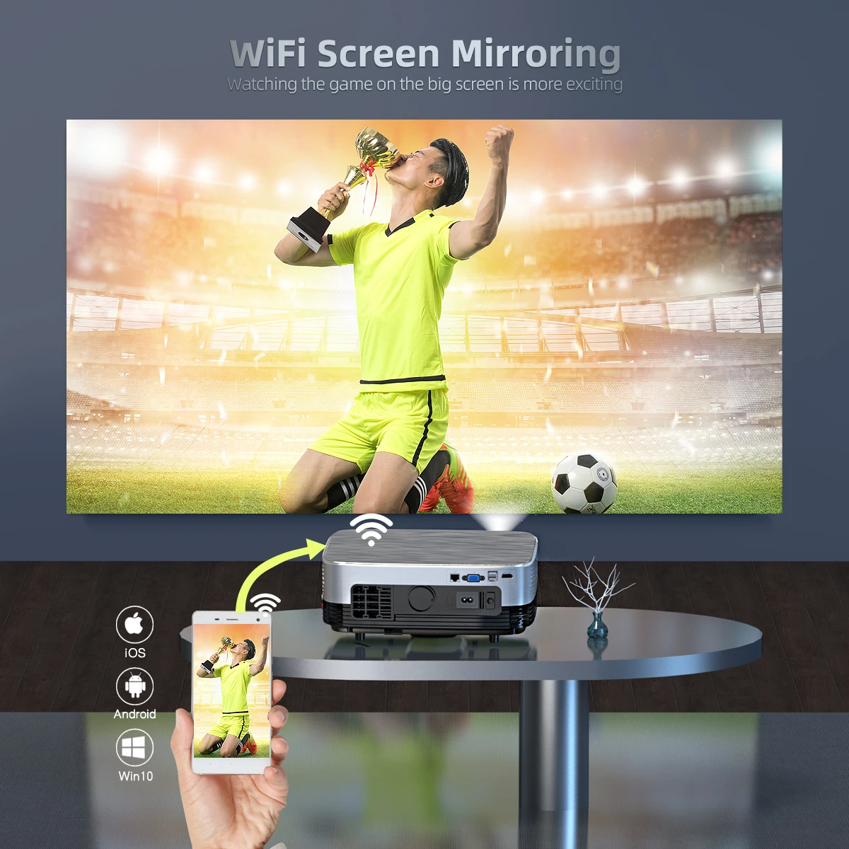 Powerful-FHD1080P-SV-428-Android-System-WiFi-Screen-Mirroring-Home ...